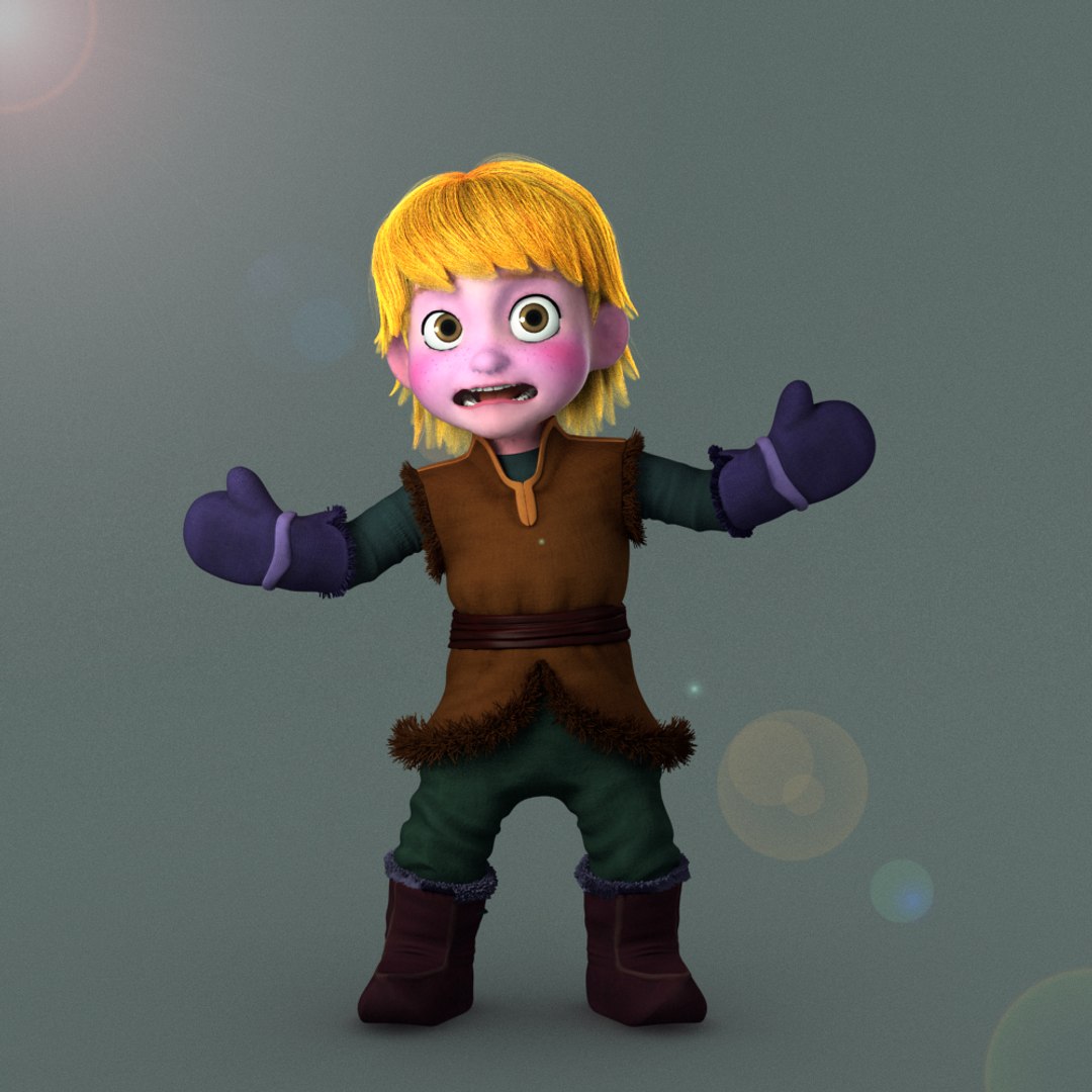 3d Boy Man Child Model