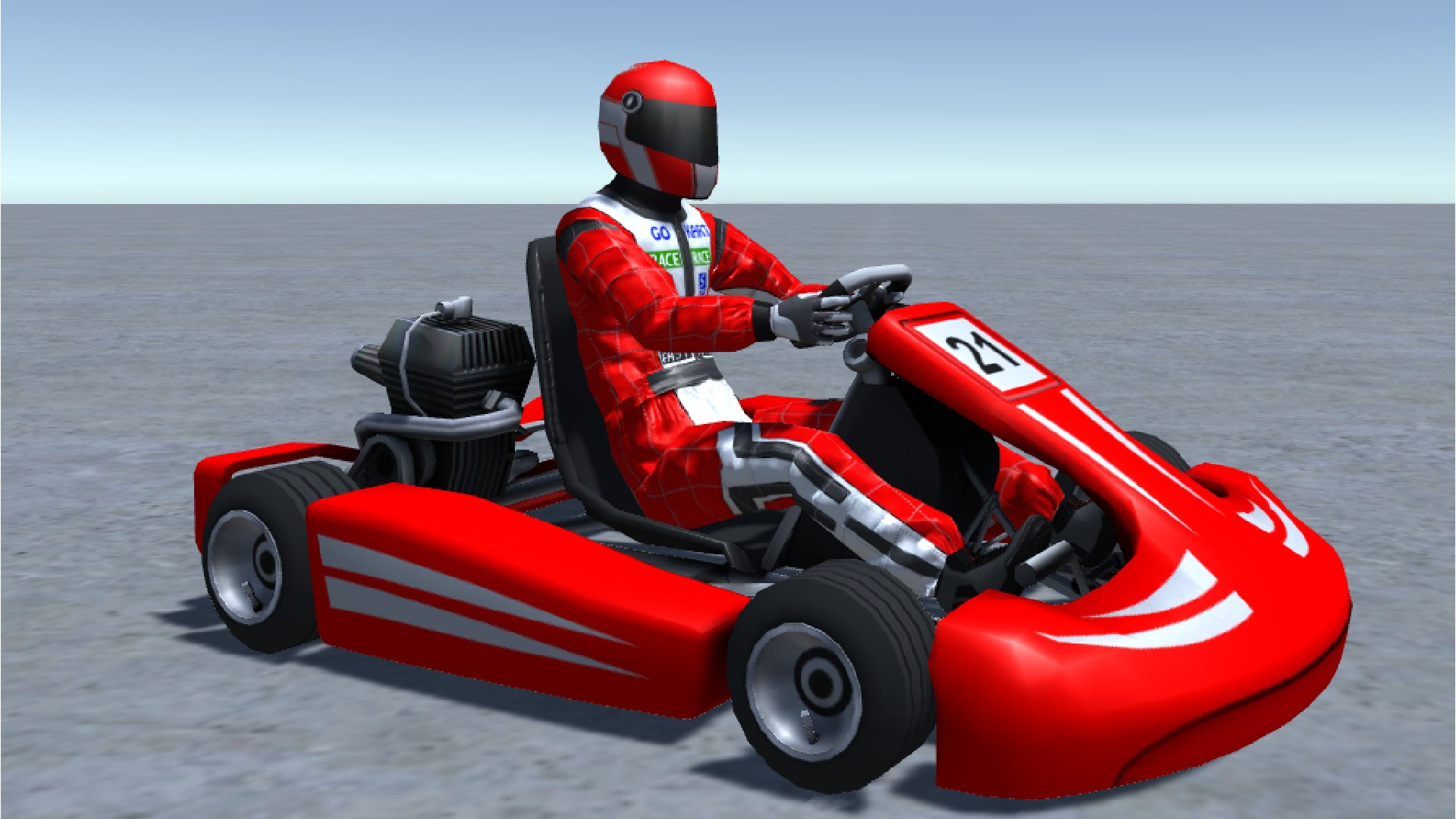 Player Kart Kar 3D Model - TurboSquid 1680815