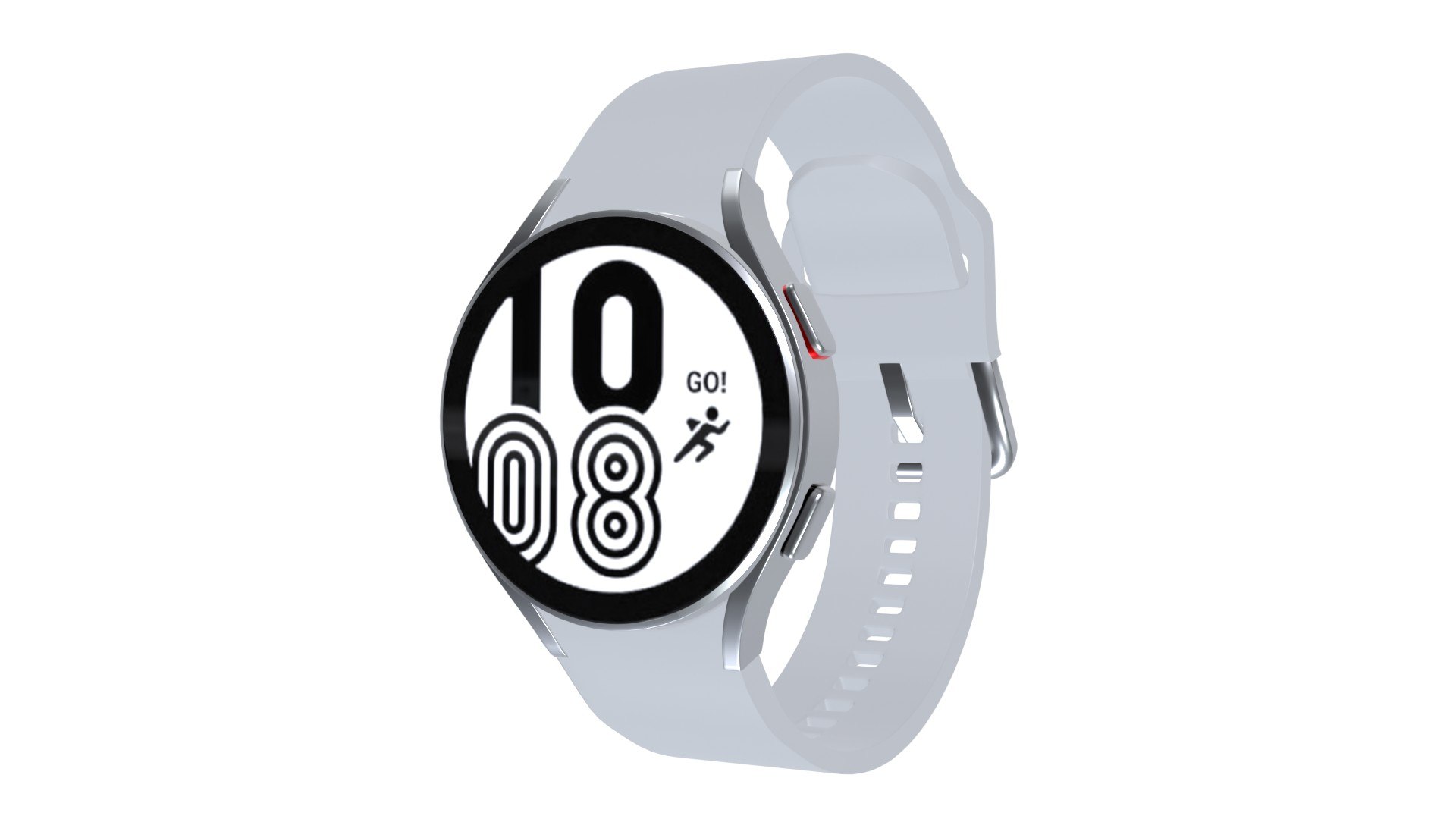 Samsung Galaxy Watch 4 - Silver 3D model - TurboSquid 1935328