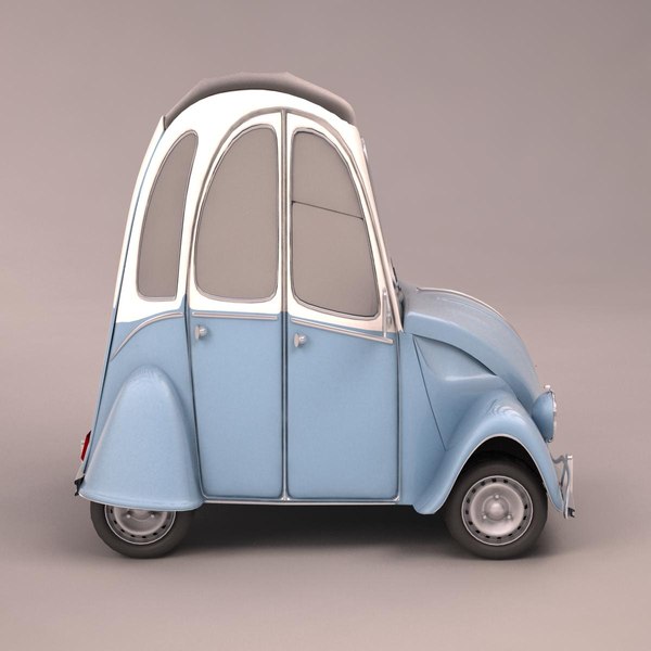 3d citroen 3cv car model