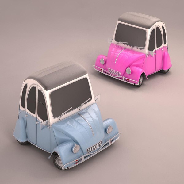3d citroen 3cv car model