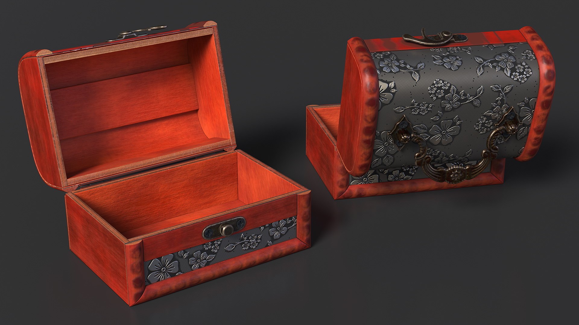 Empty Treasure Boxes Collection 3D Model - TurboSquid 2108465