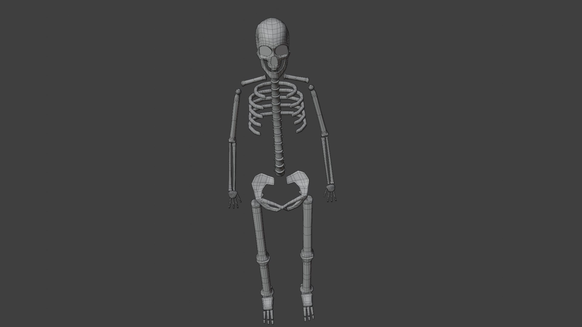3D Skeleton Cartoon Model - TurboSquid 2146562