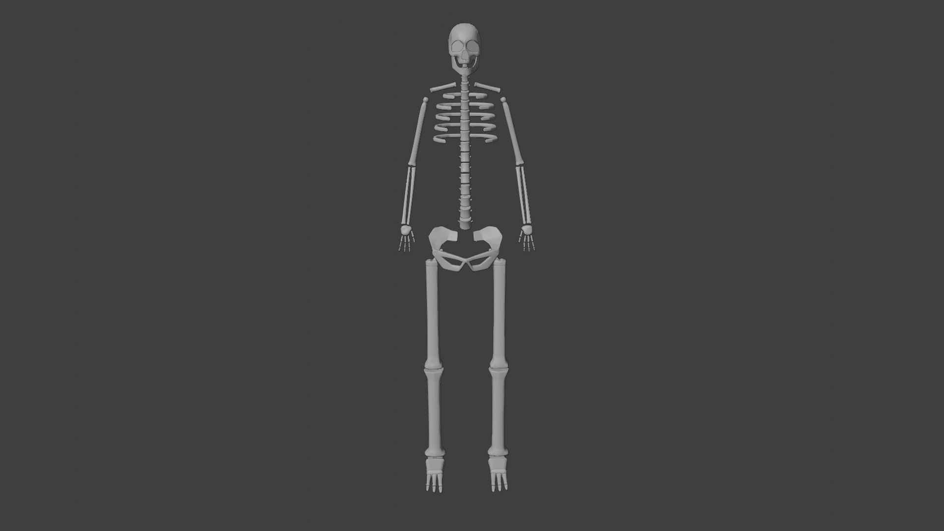 3D Skeleton Cartoon Model - TurboSquid 2146562