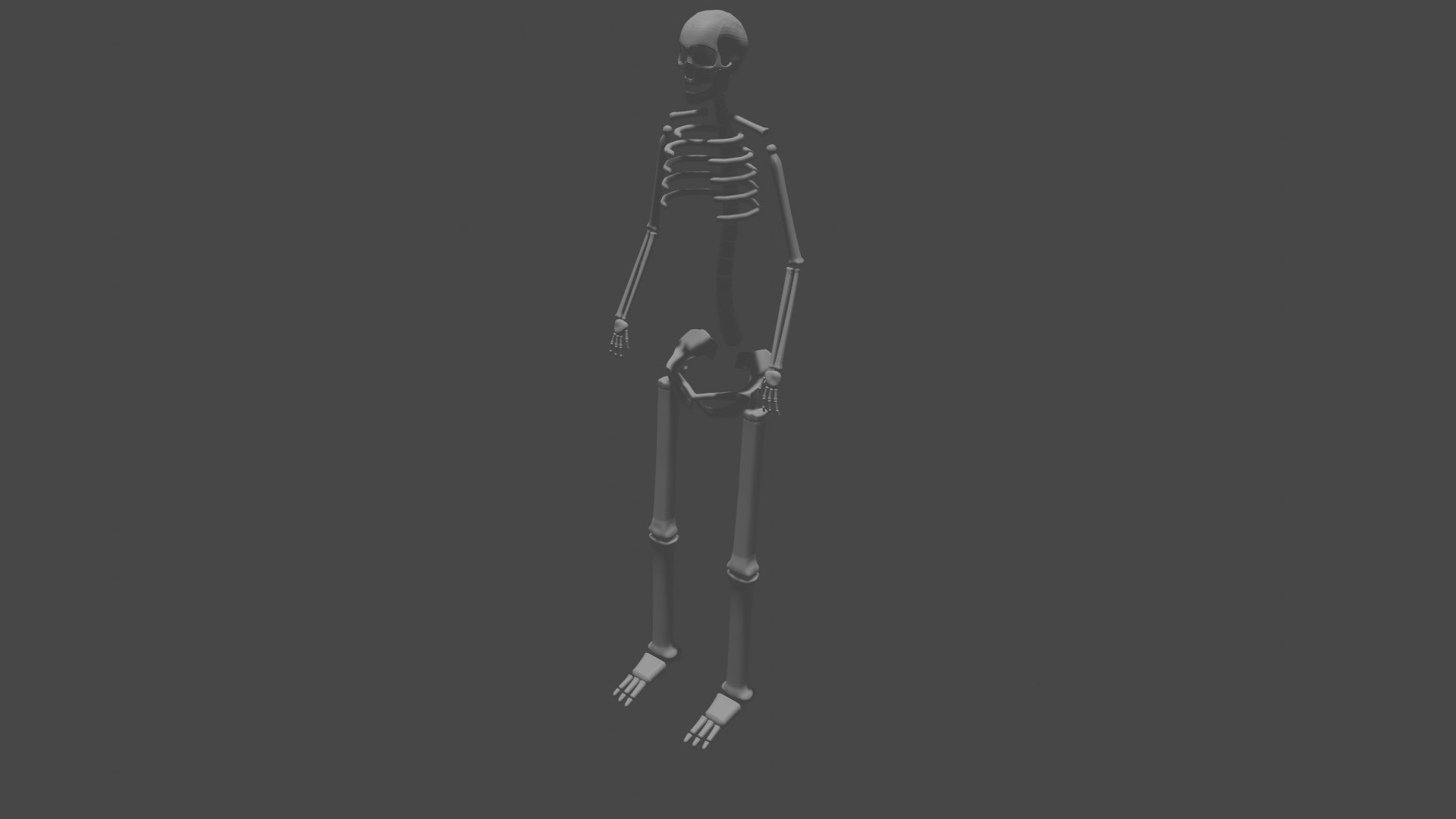 3D Skeleton Cartoon Model - TurboSquid 2146562