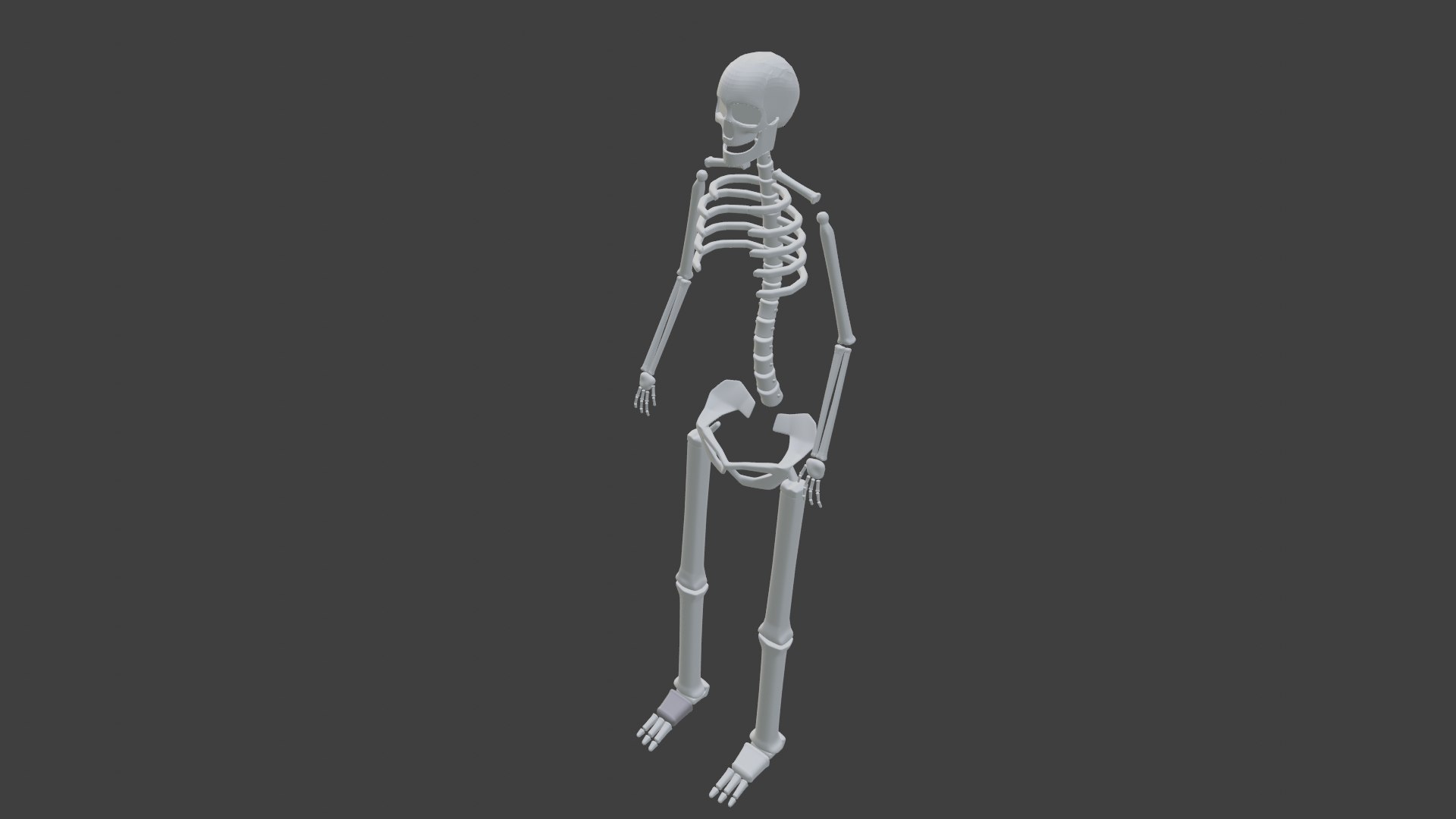 3D Skeleton Cartoon Model - TurboSquid 2146562