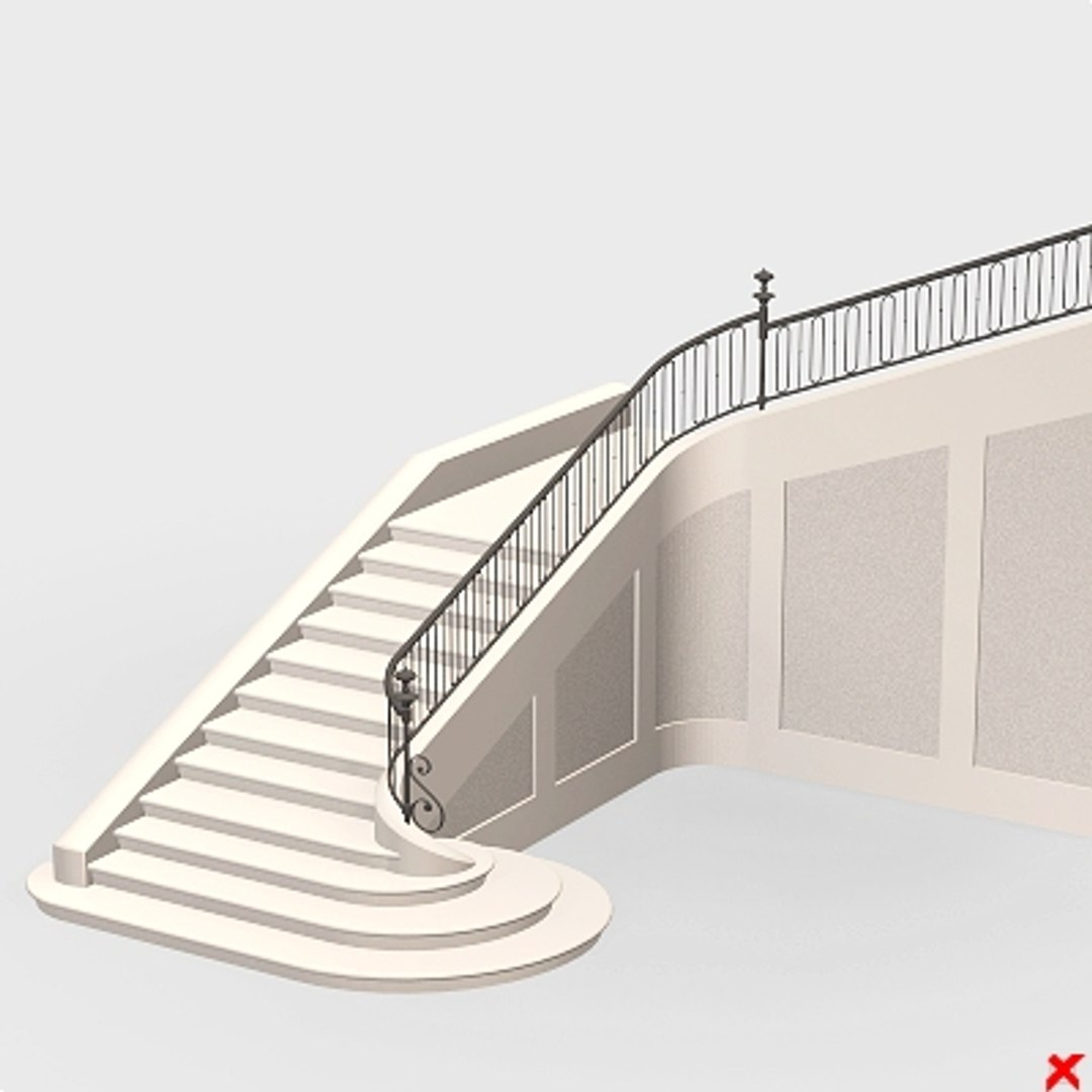 Staircase 3d Max