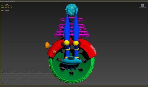 3d model robot motor