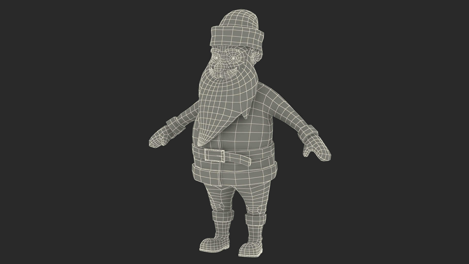 3D Santa Claus Cartoon Rigged - TurboSquid 2169054