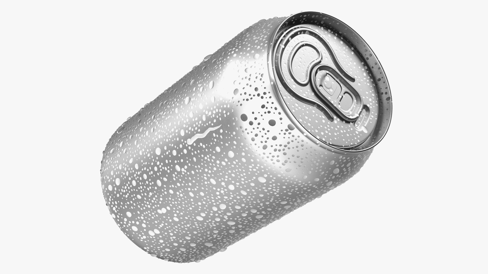 Soda Can With Droplets 330ml Model - TurboSquid 2140336
