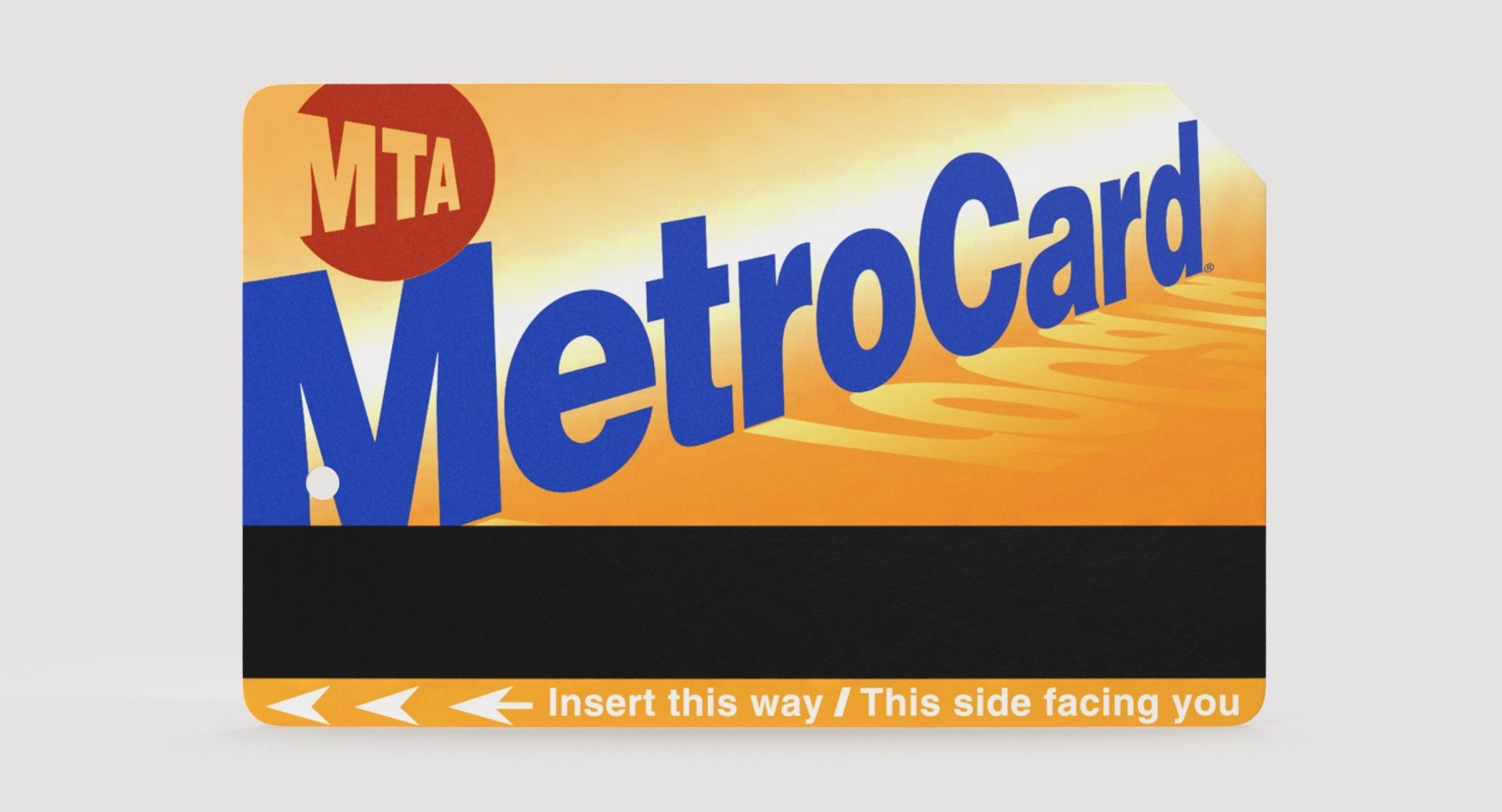 Metro Card 3d Max