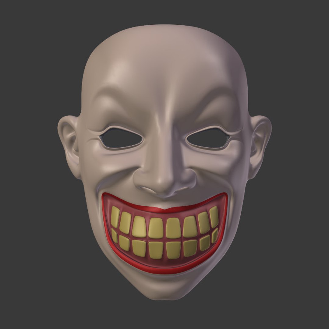 Clown Mask 3d 3ds