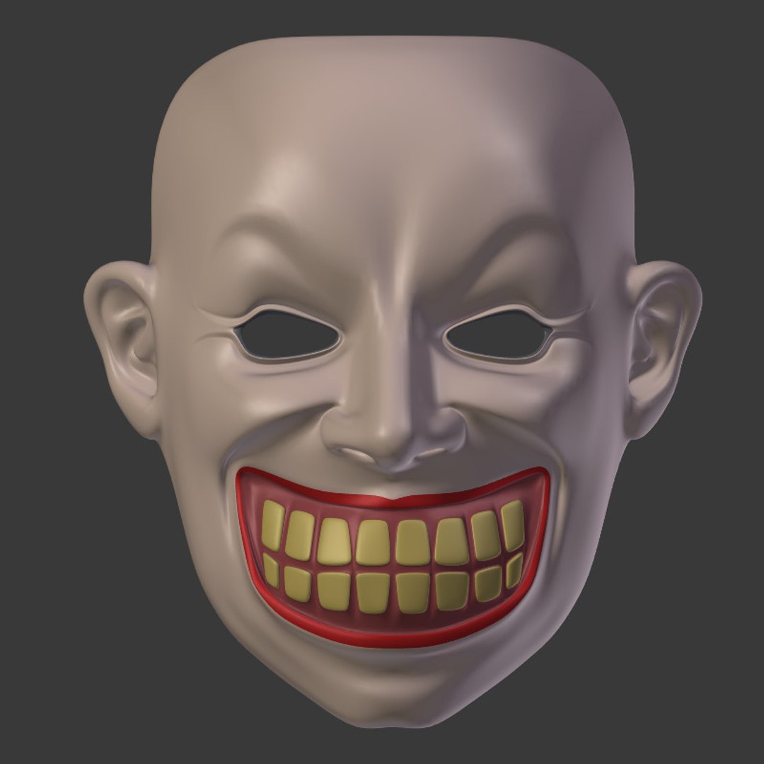 Clown Mask 3d 3ds