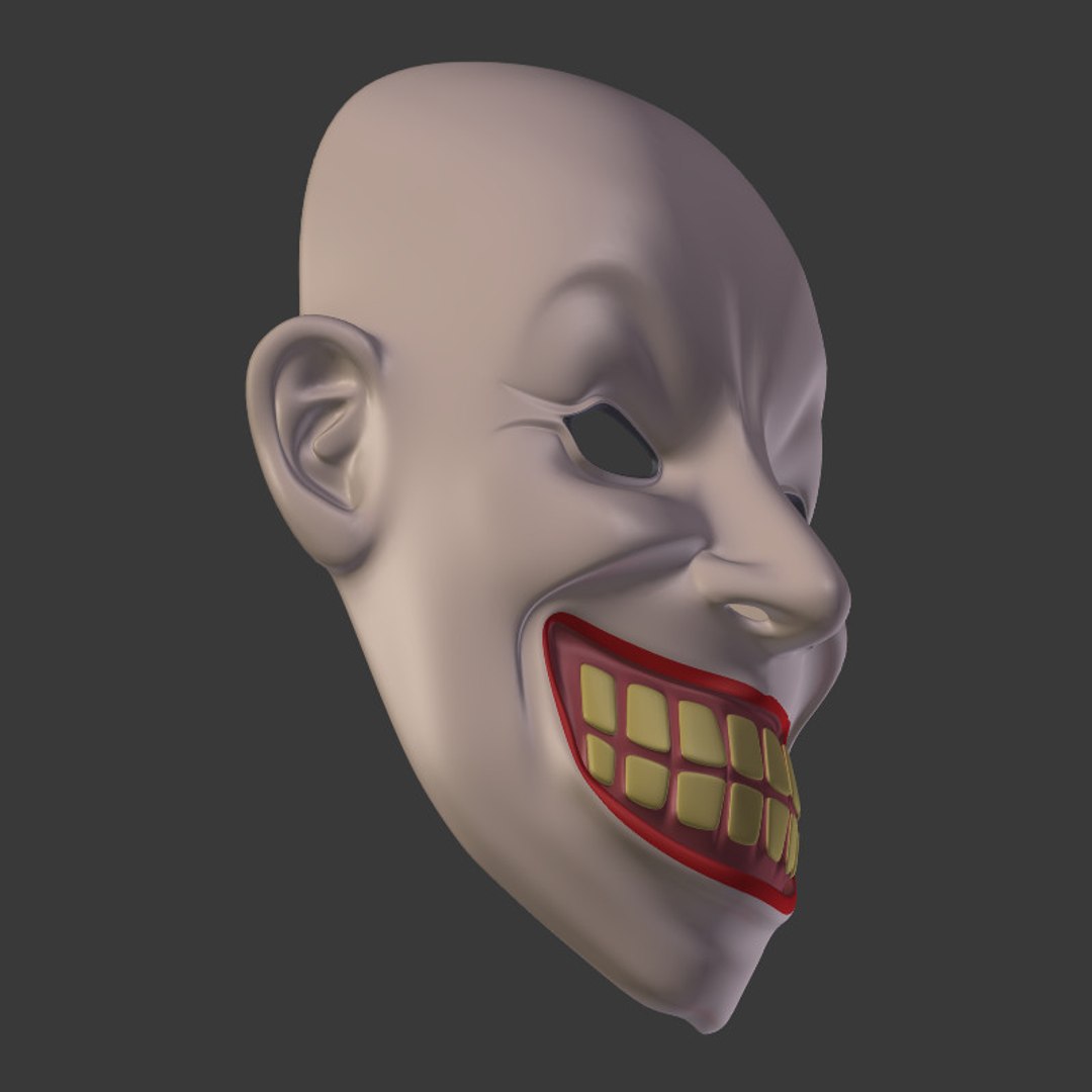Clown Mask 3d 3ds