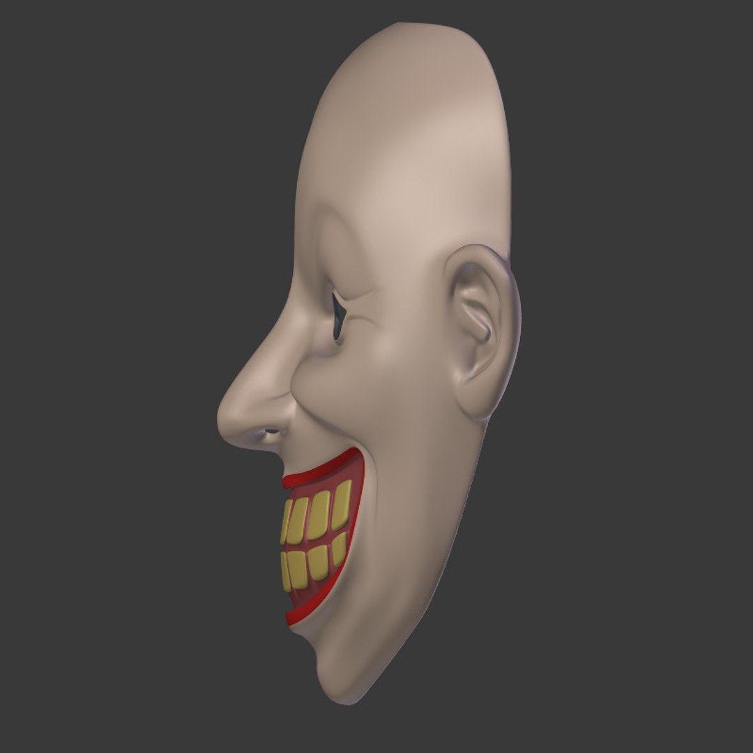 Clown Mask 3d 3ds