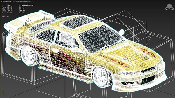 Nissan Silvia S14 Jake Possemato 3D model - TurboSquid 2149340