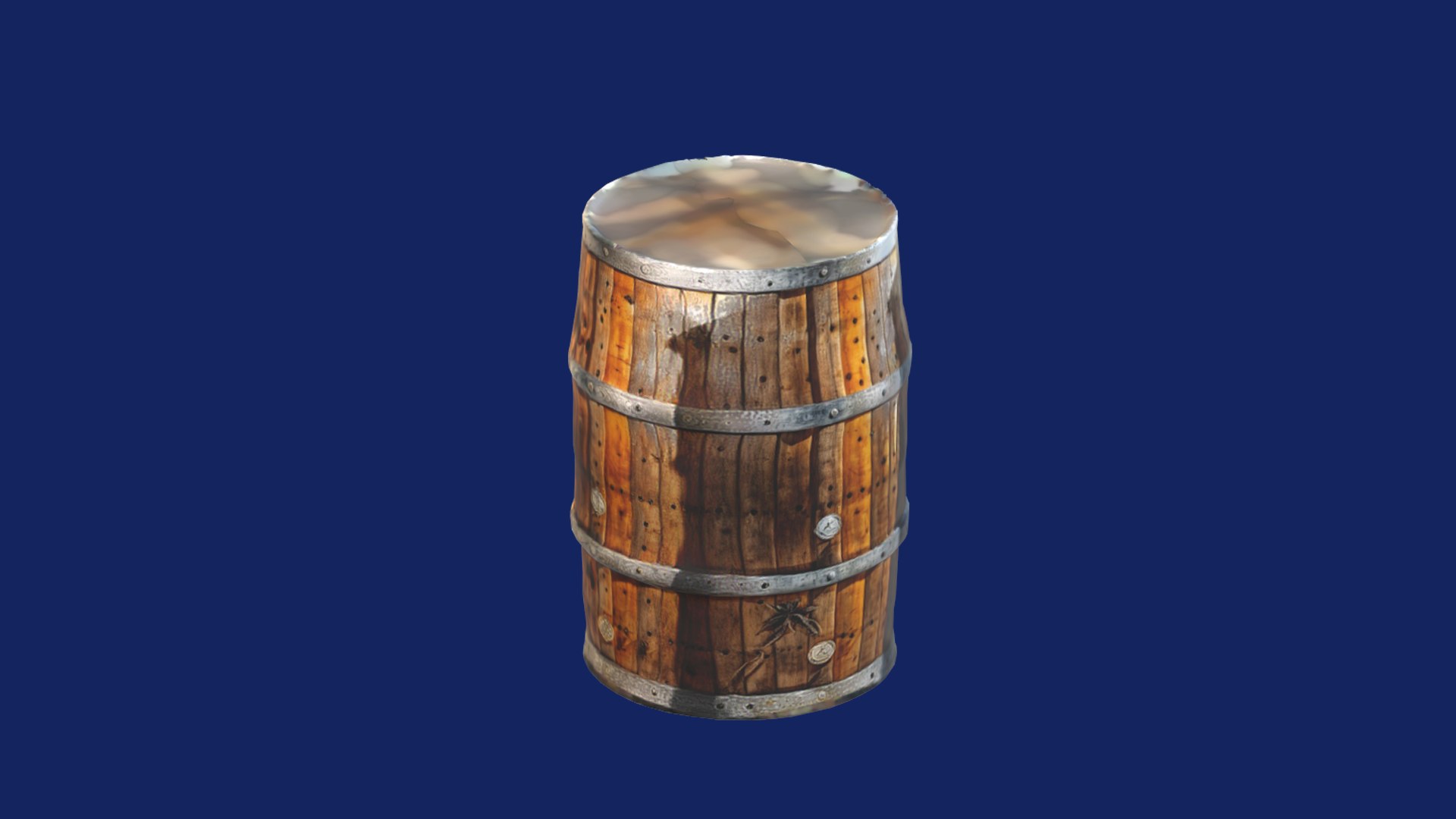 Barrel Wooden Barrel 3D Model - TurboSquid 2138711