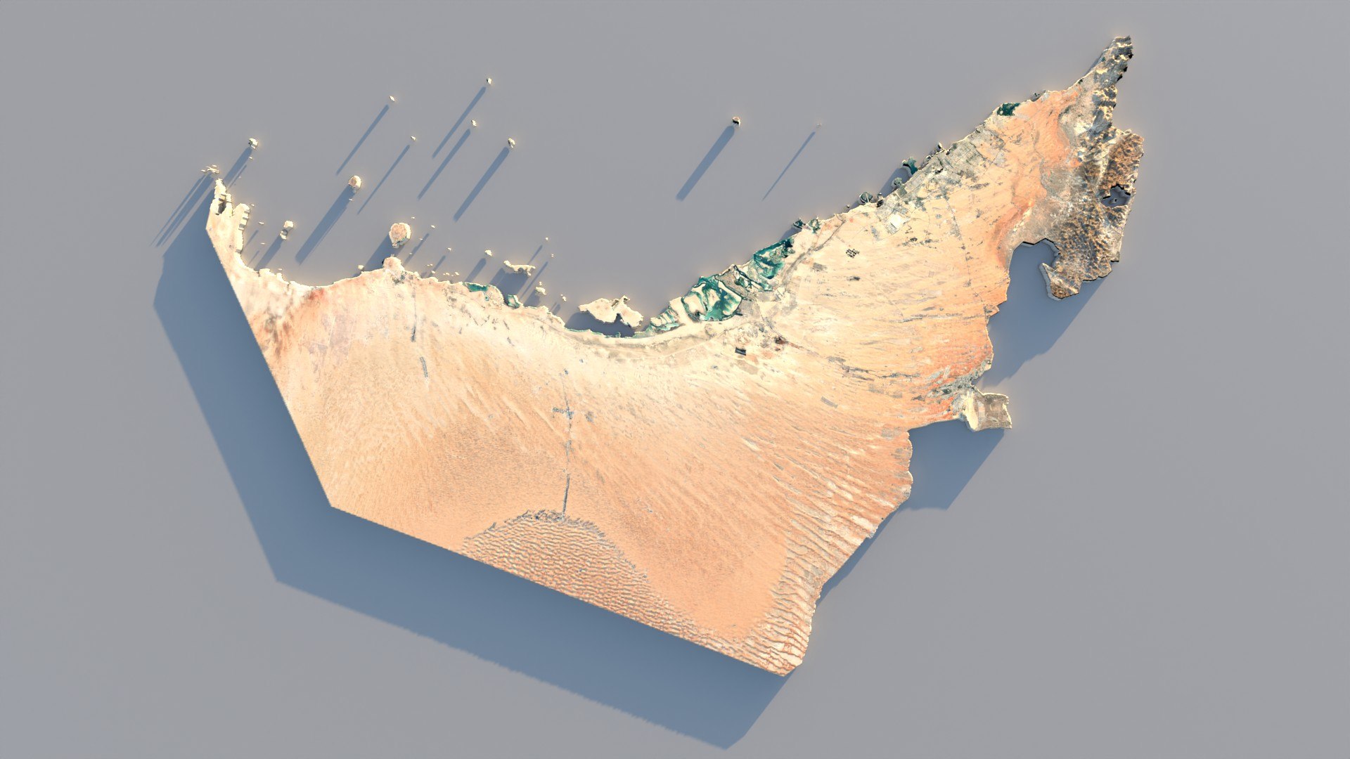 3D UAE Terrain 3d Model - TurboSquid 2318974