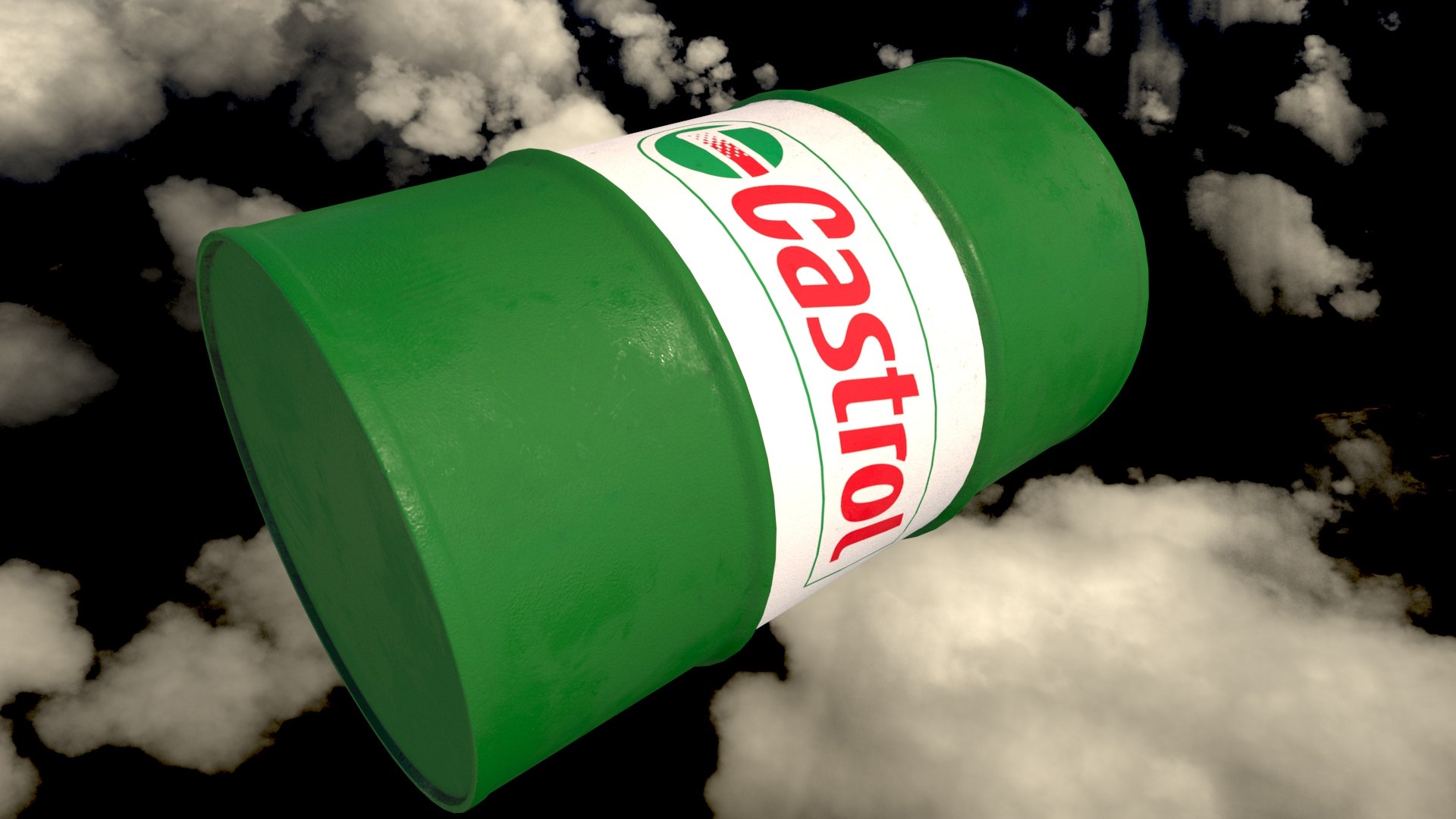 Barrel Castrol Oil 3D Model - TurboSquid 1486942