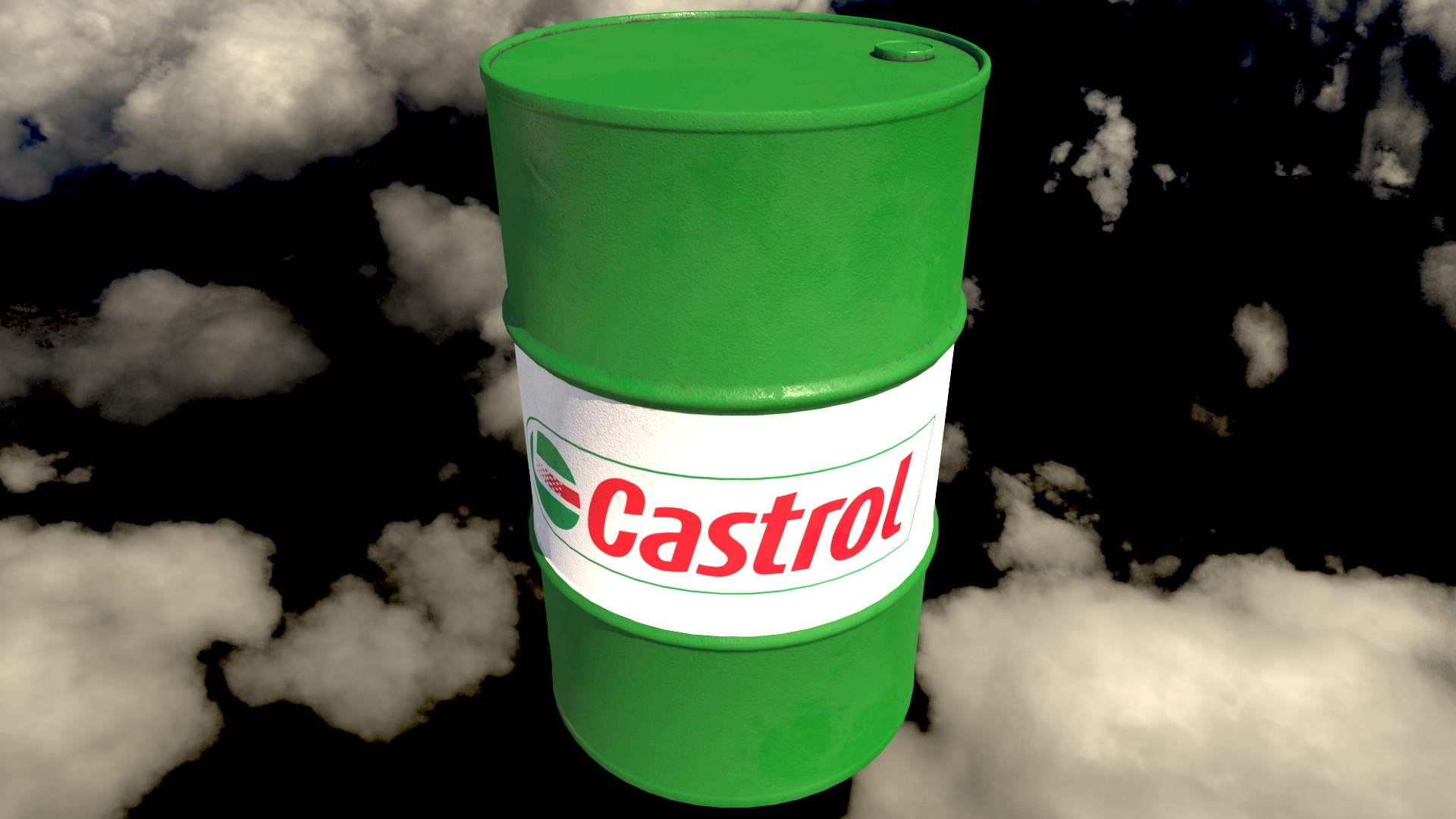 Barrel Castrol Oil 3D Model - TurboSquid 1486942