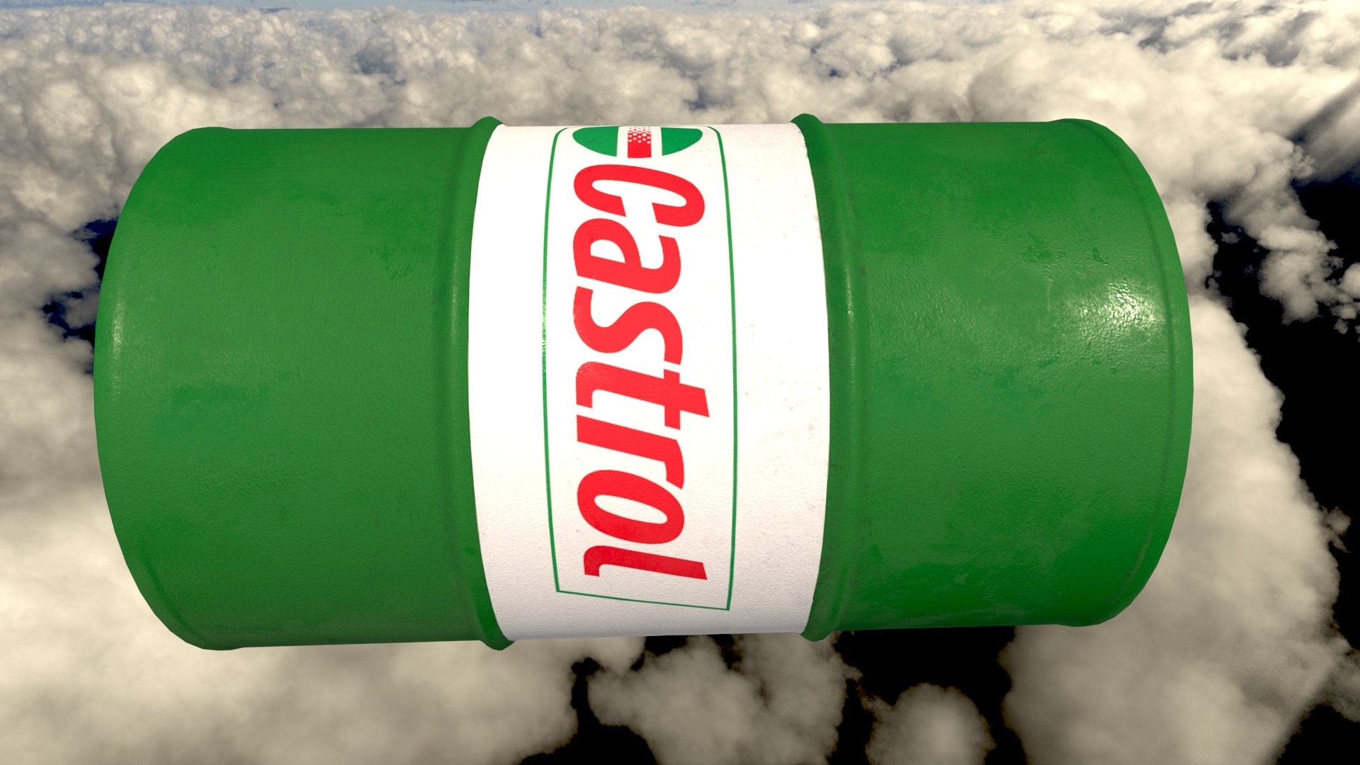 Barrel Castrol Oil 3D Model - TurboSquid 1486942