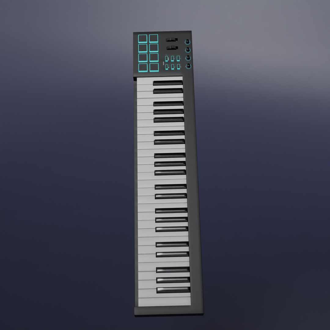 MIDI KEYBOARD 3D - TurboSquid 1959239