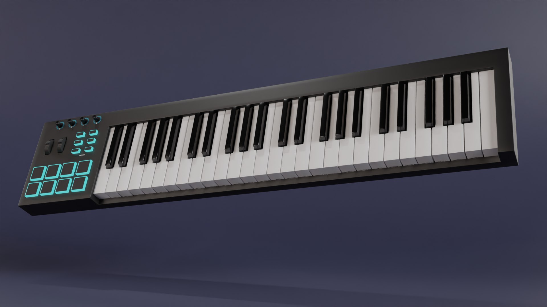 MIDI KEYBOARD 3D - TurboSquid 1959239