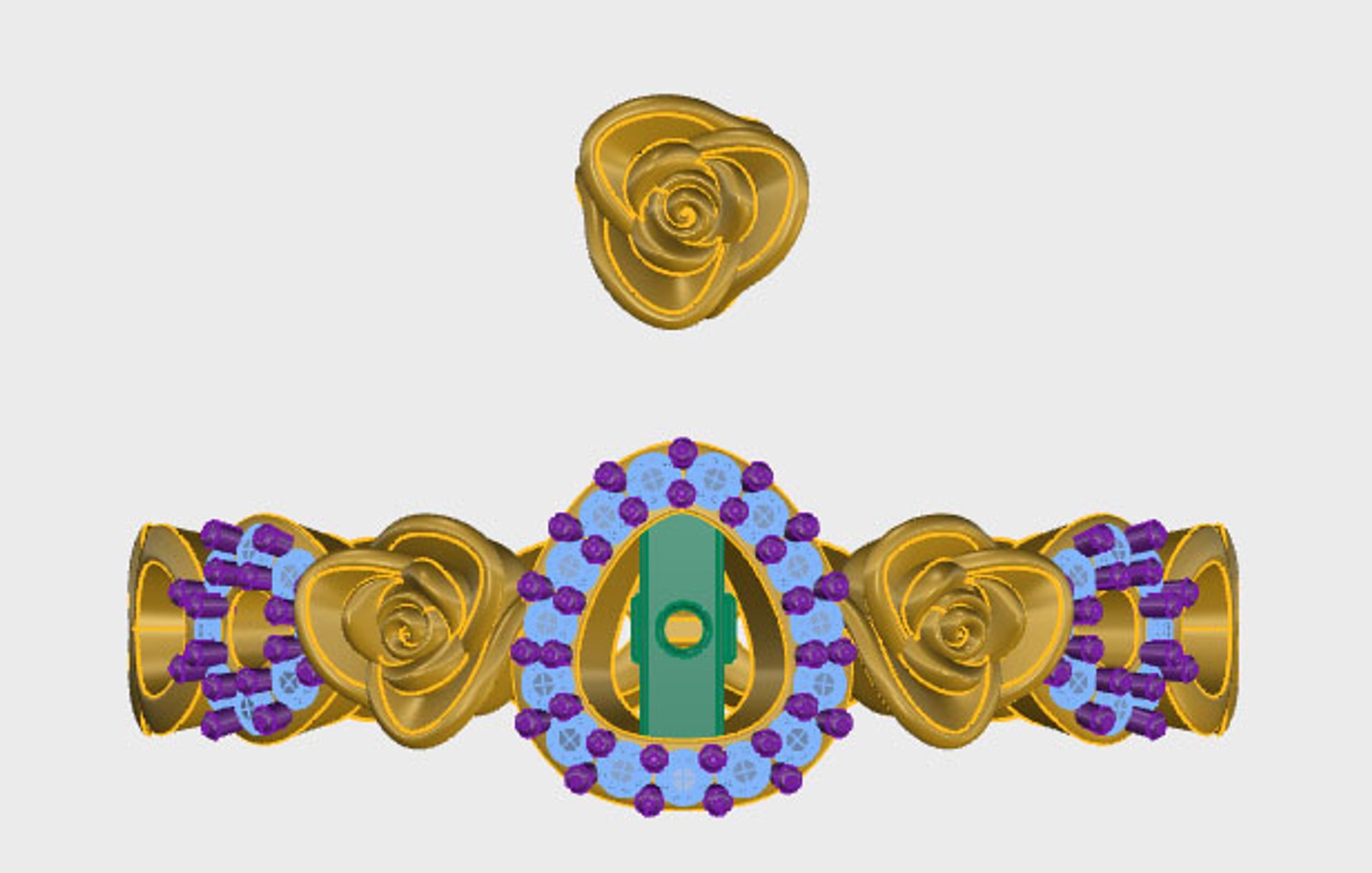 3D Gold Ring - TurboSquid 1545149