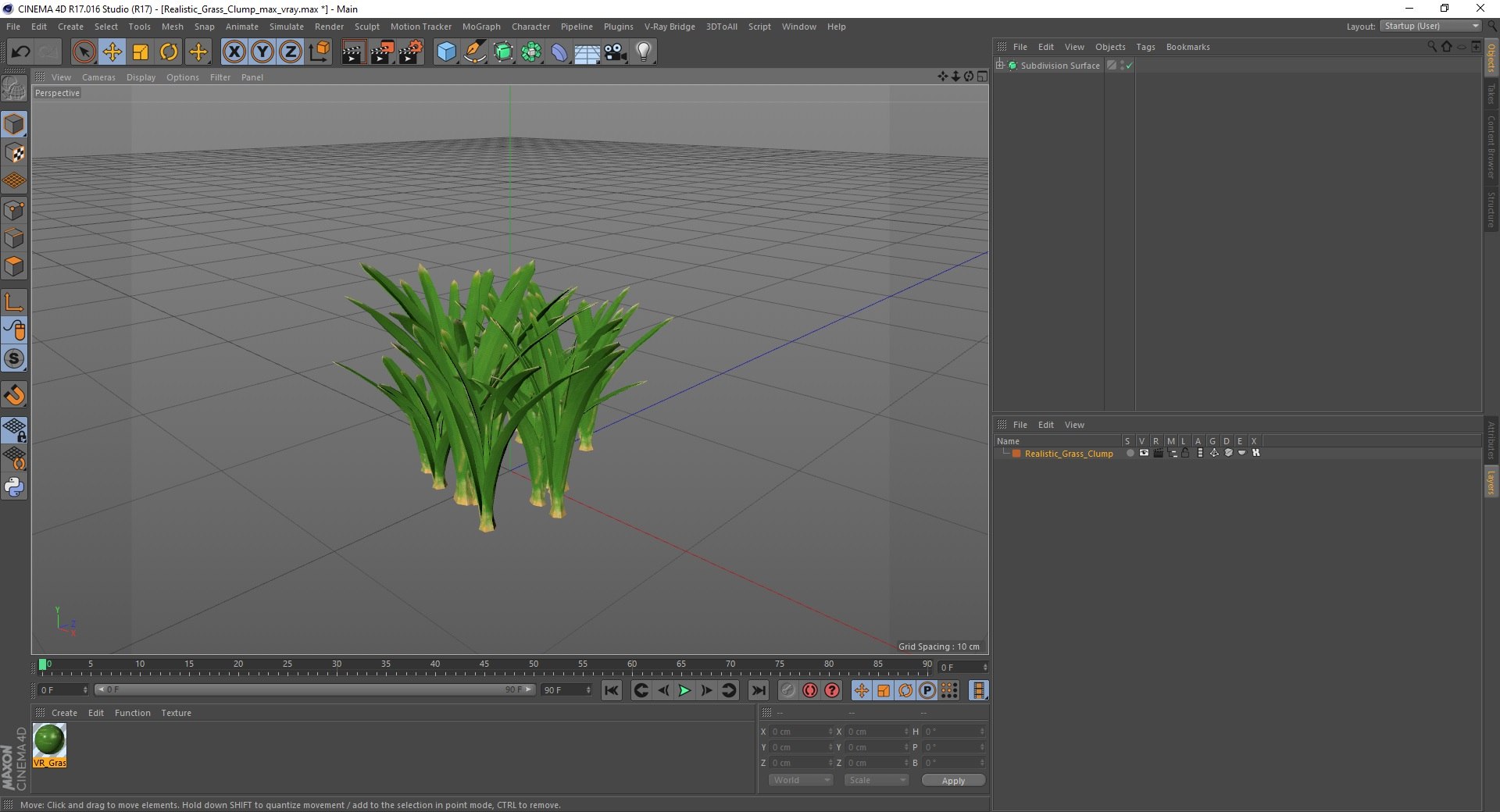 Realistic Grass Clump 3D Model - TurboSquid 2270537
