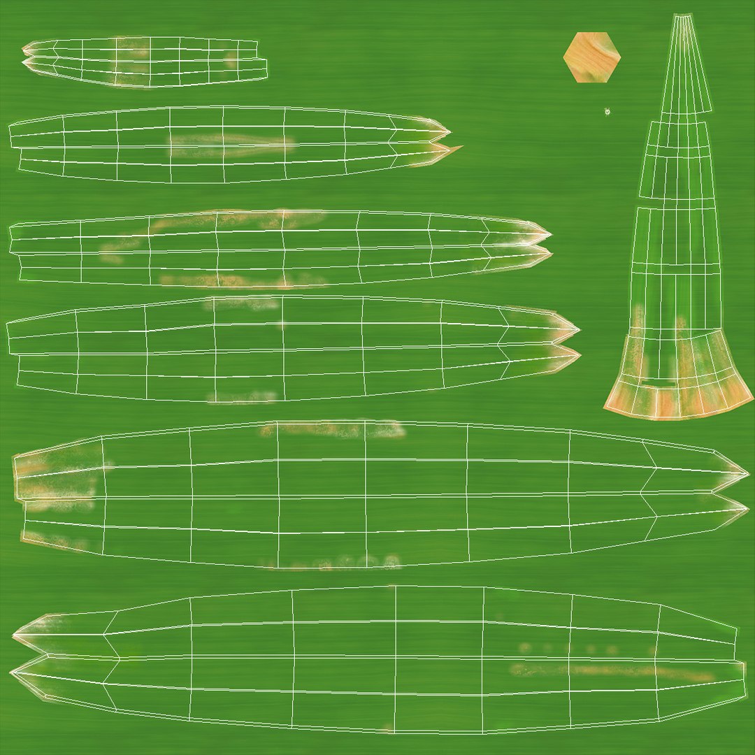 Realistic Grass Clump 3D Model - TurboSquid 2270537