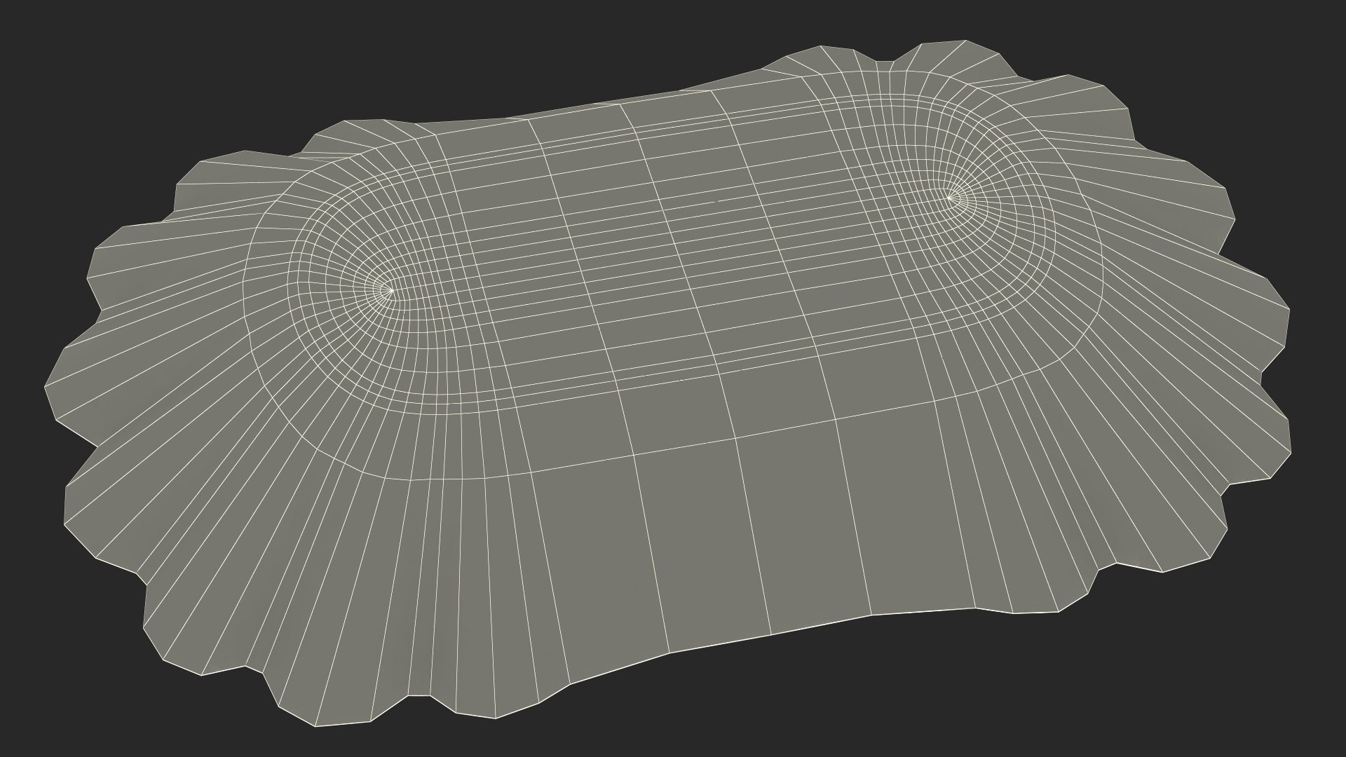 3D Brown Curly Paper Plate model - TurboSquid 2079662