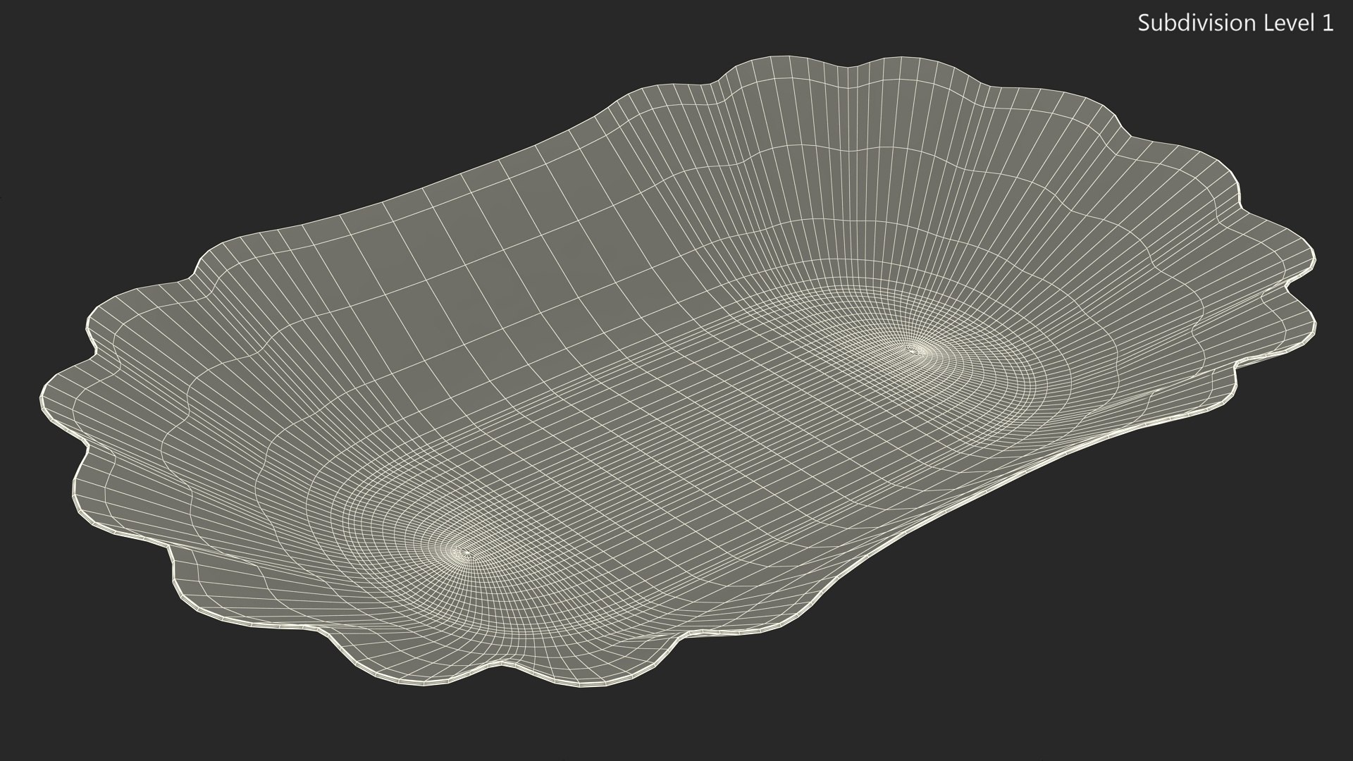 3D Brown Curly Paper Plate model - TurboSquid 2079662