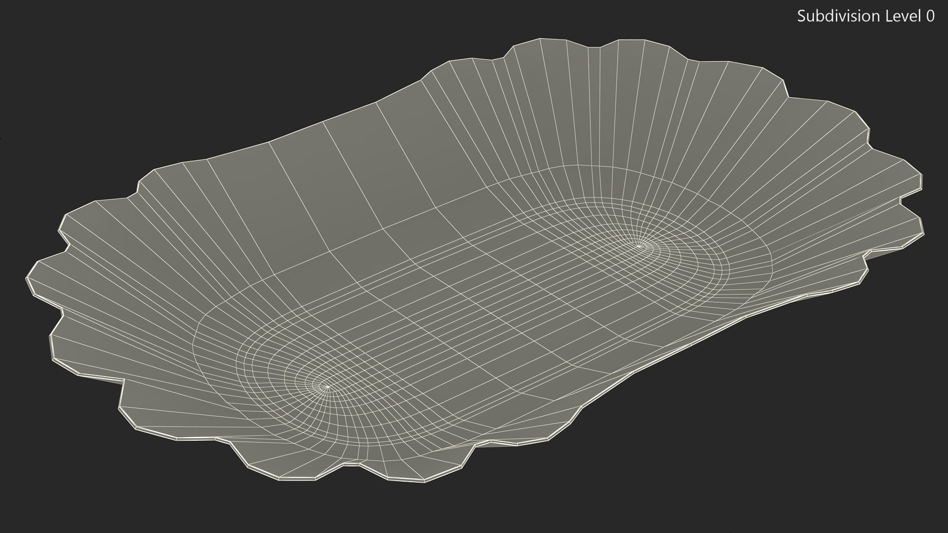 3D Brown Curly Paper Plate model - TurboSquid 2079662