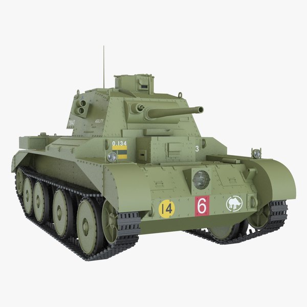 크루저 Mark III A13 Green 3D 모델 - TurboSquid 1602248