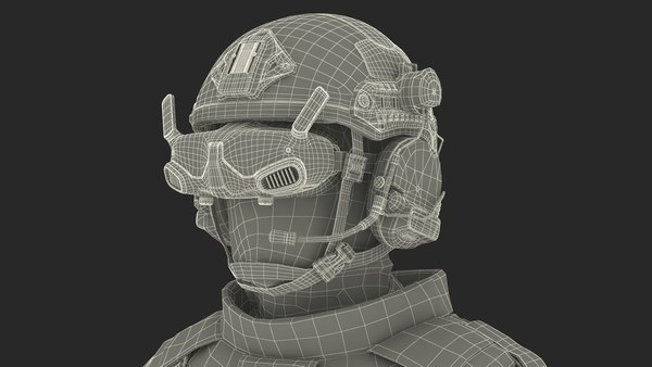 modelo 3d FPV Drone Operador militar Fur Rigged - TurboSquid 2199758