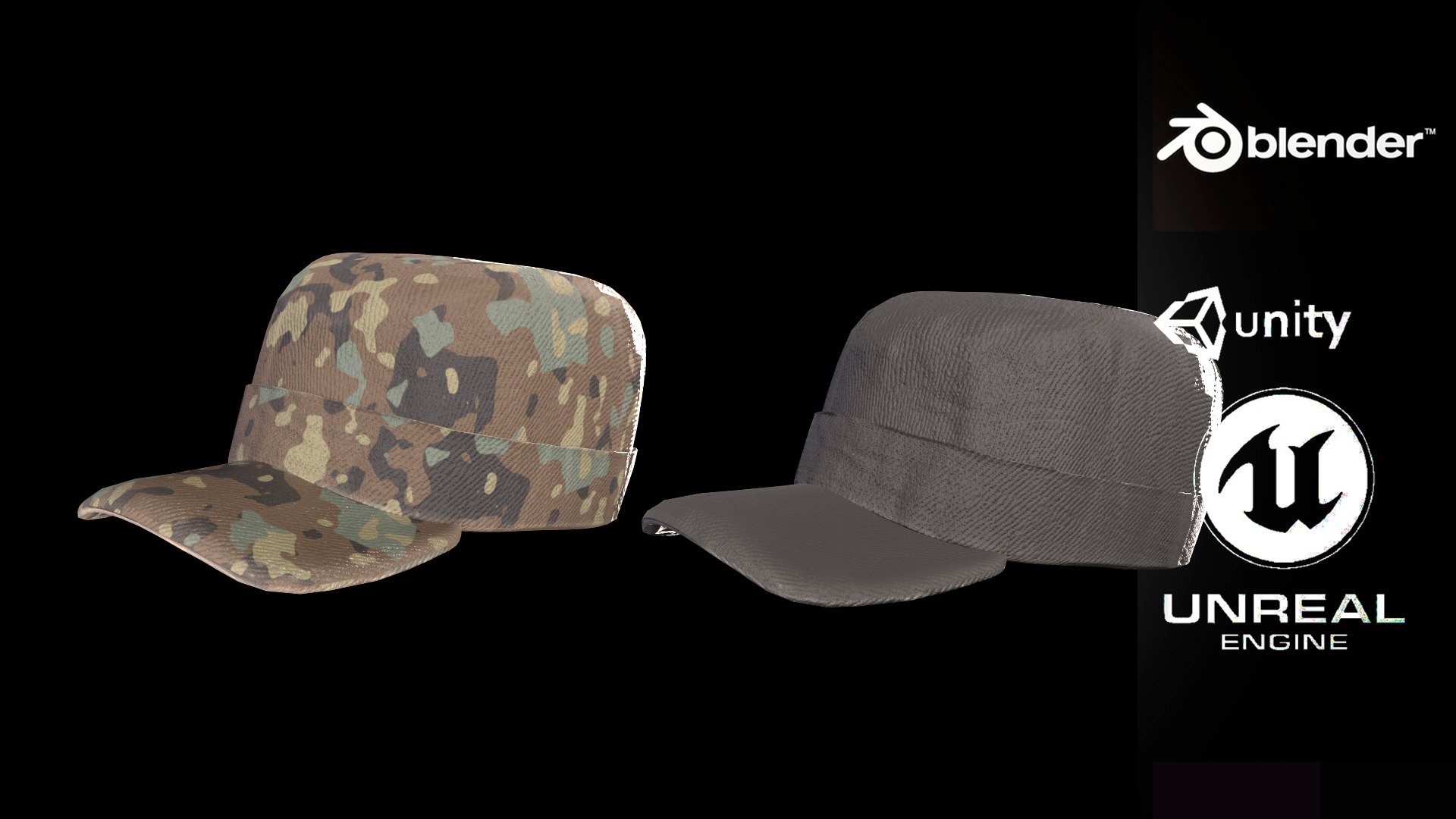 Military Hat Pack Model - TurboSquid 2391804