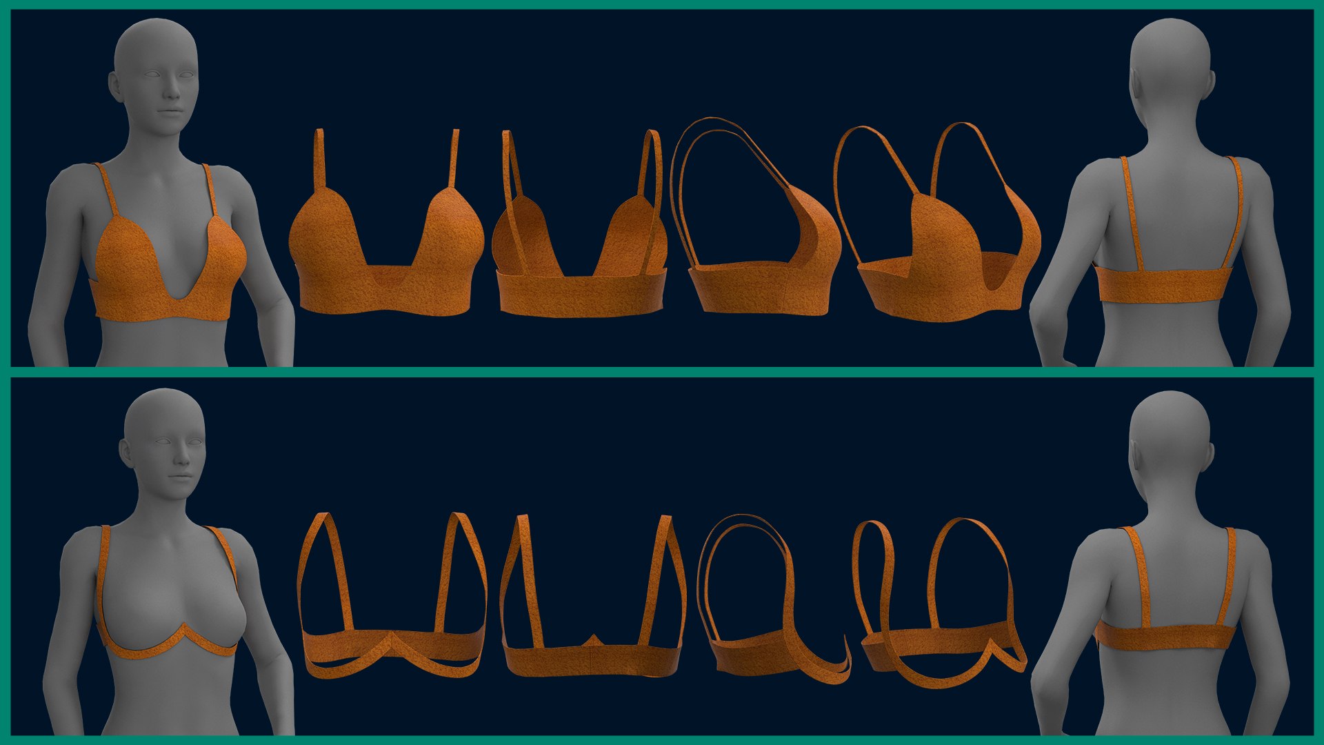 12 Bra 3D Model - TurboSquid 2368639