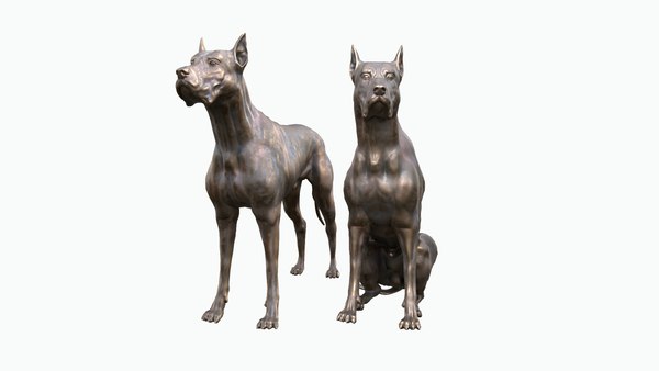 3D Dog Sculpture model - TurboSquid 1931400