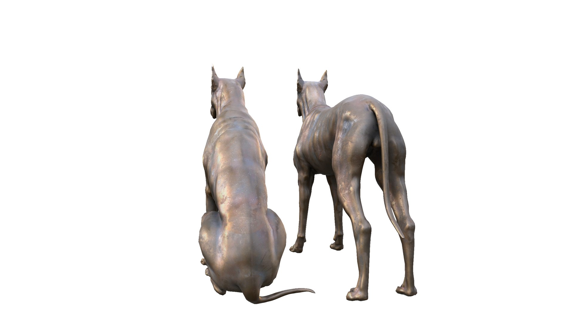 3D Dog Sculpture Model - TurboSquid 1931400
