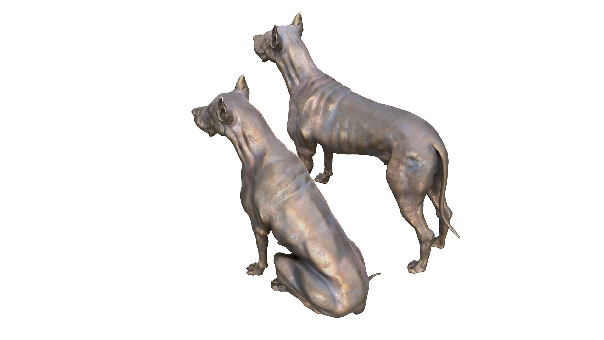 3D Dog Sculpture Model - TurboSquid 1931400