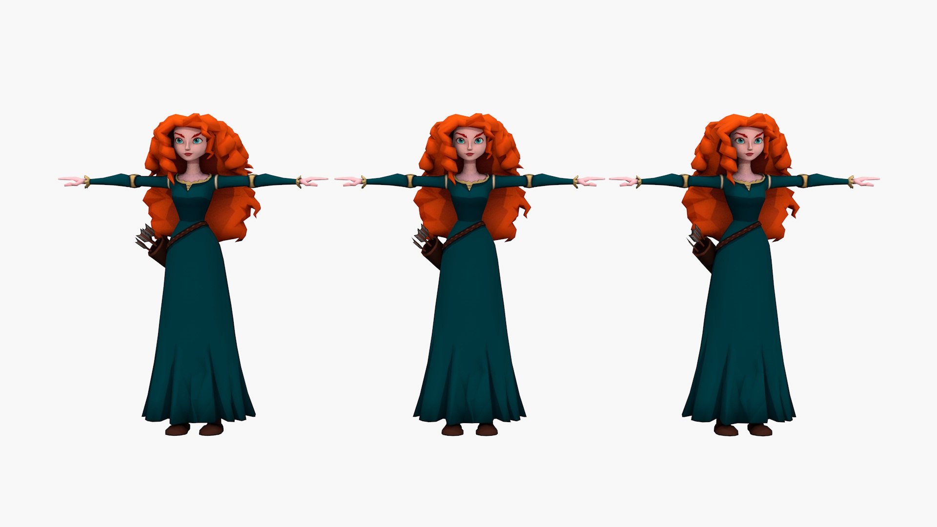 3D Model Merida - Brave - TurboSquid 2405943
