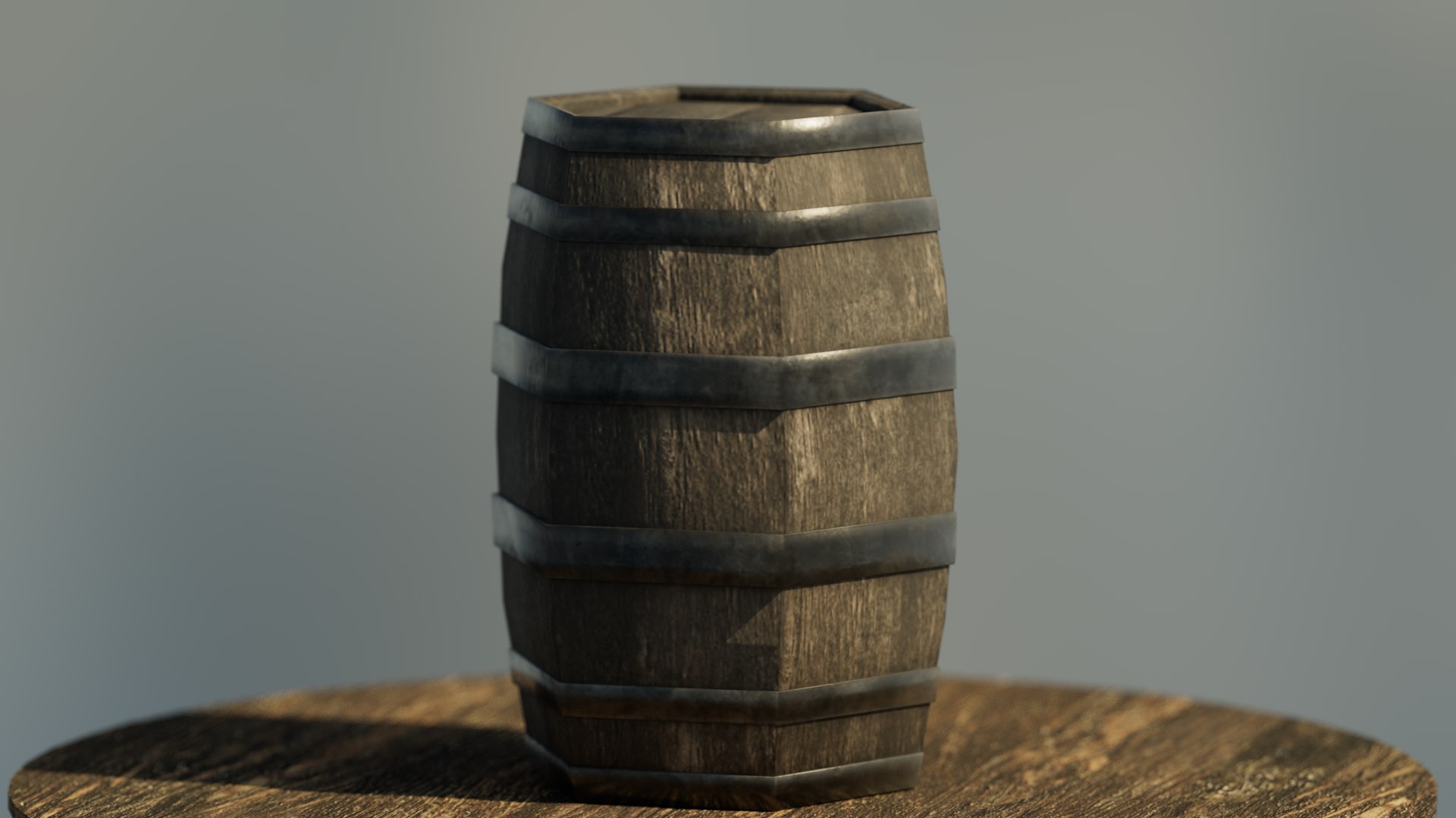 Low Poly Barrel Model - TurboSquid 2249886