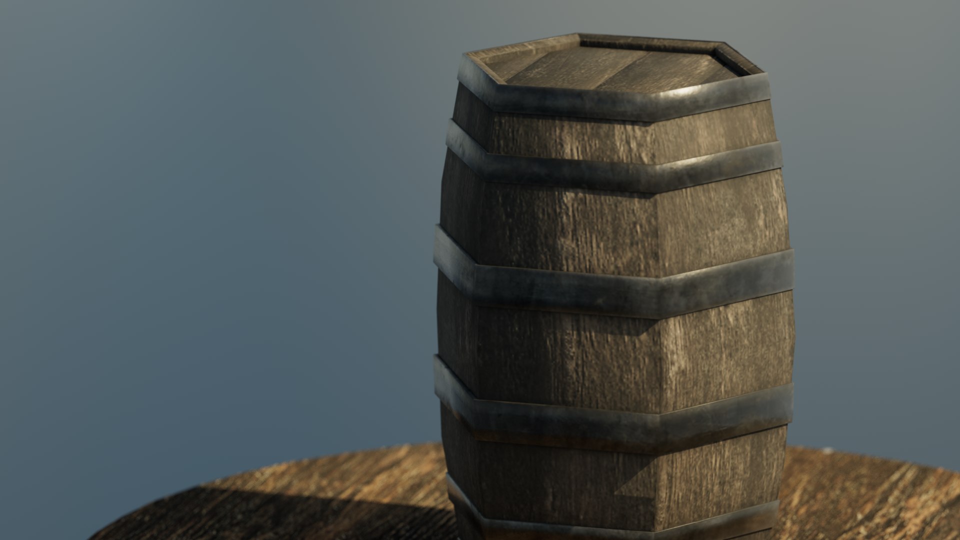 Low Poly Barrel Model - TurboSquid 2249886