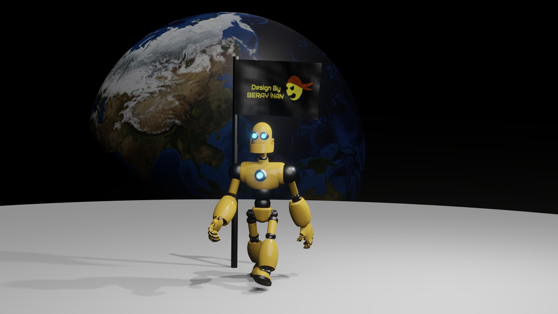 Blender Robot Character 3D Model - TurboSquid 1667908