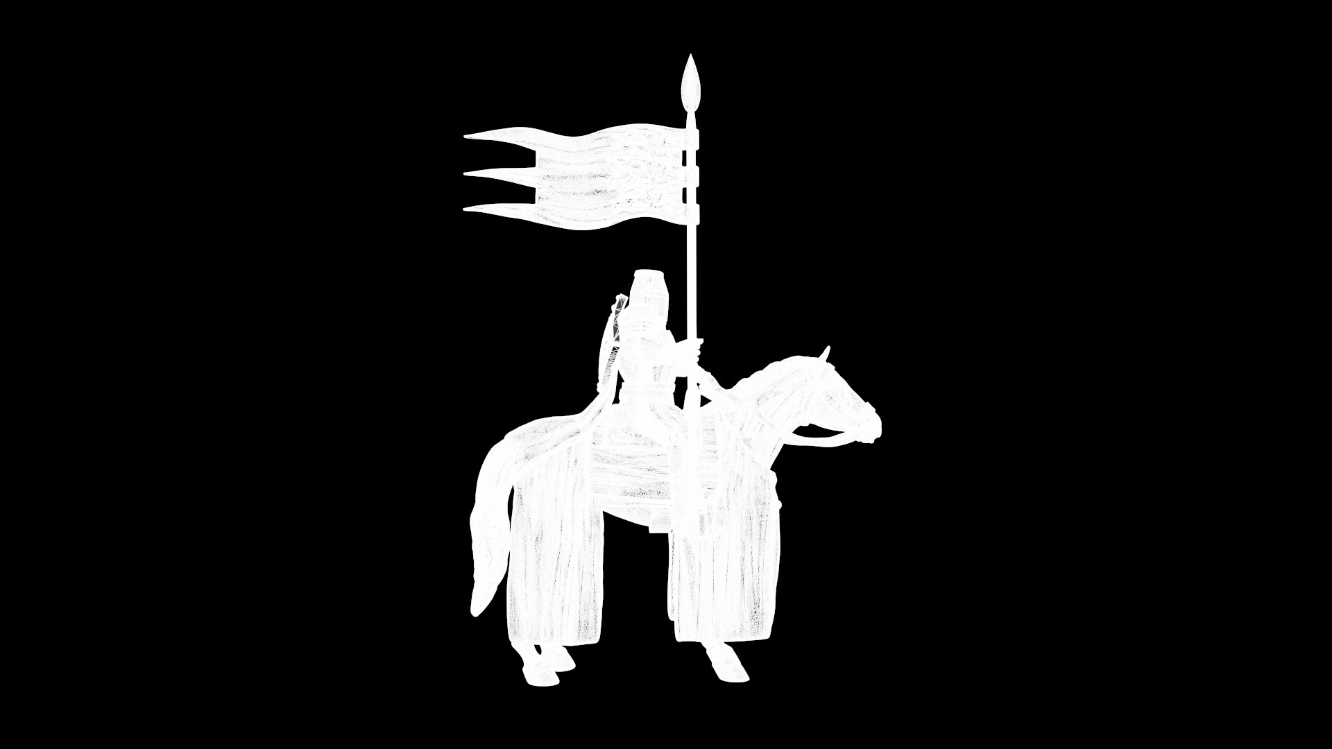 3D Model English Crusader Cavalry 1 - TurboSquid 2320130