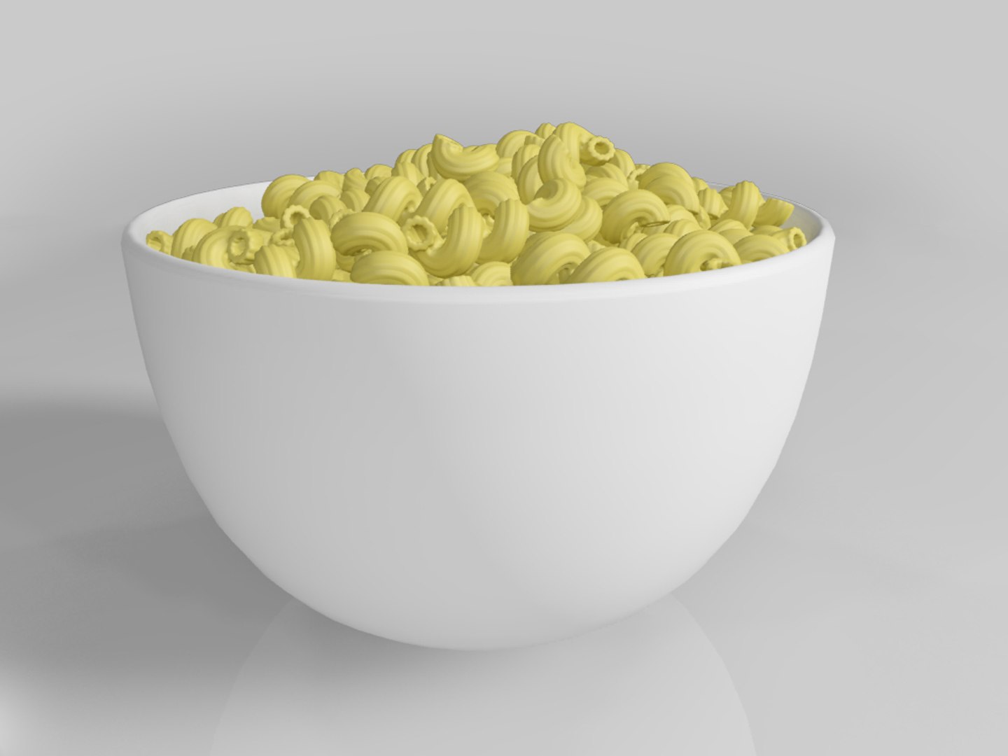 3d model pasta food