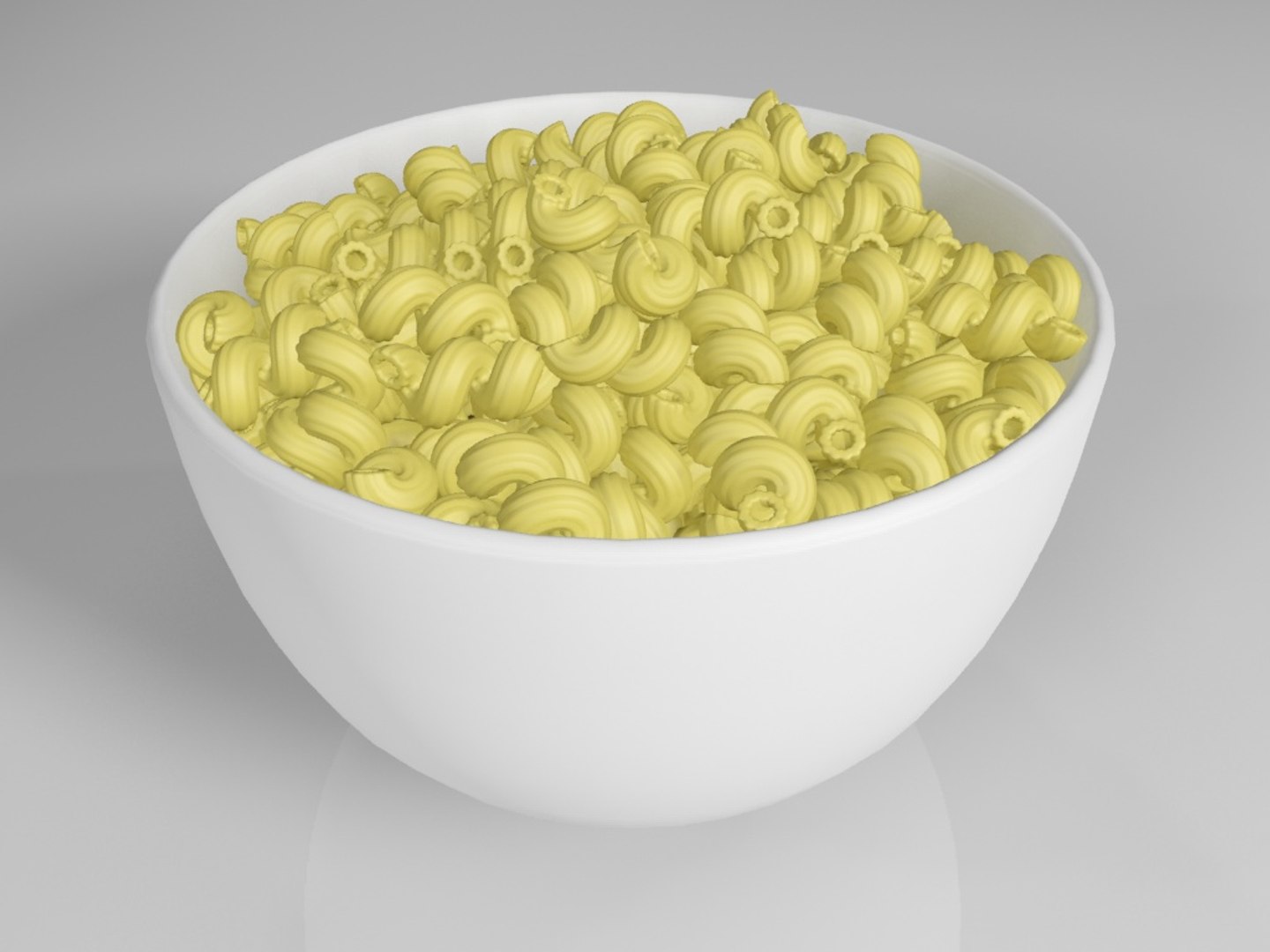 3d model pasta food