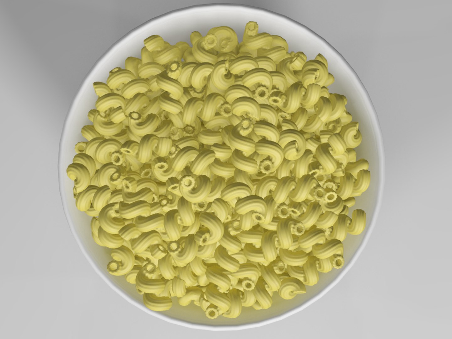 3d model pasta food