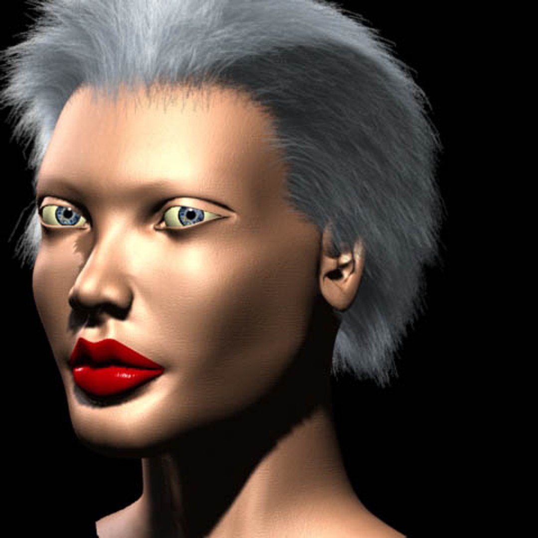 Lightwave Realistic Female Head