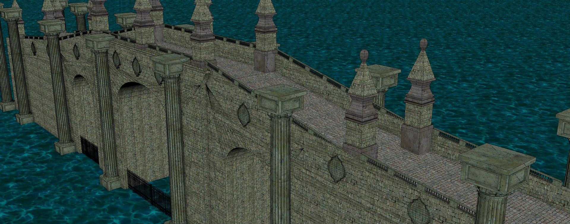 3D Bridge Fantasy Model - TurboSquid 1343290
